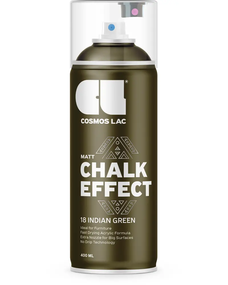 Cosmos Lac Spray Chalk Effekt - INDIAN GREEN